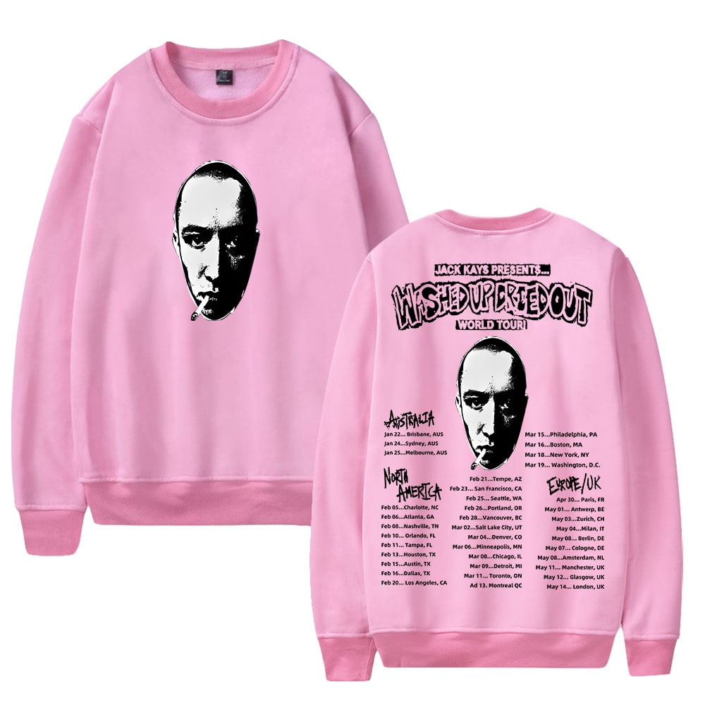 Jack Kays Washed Up Dried Out US Tour 2025 Crewneck Long Sleeve ...