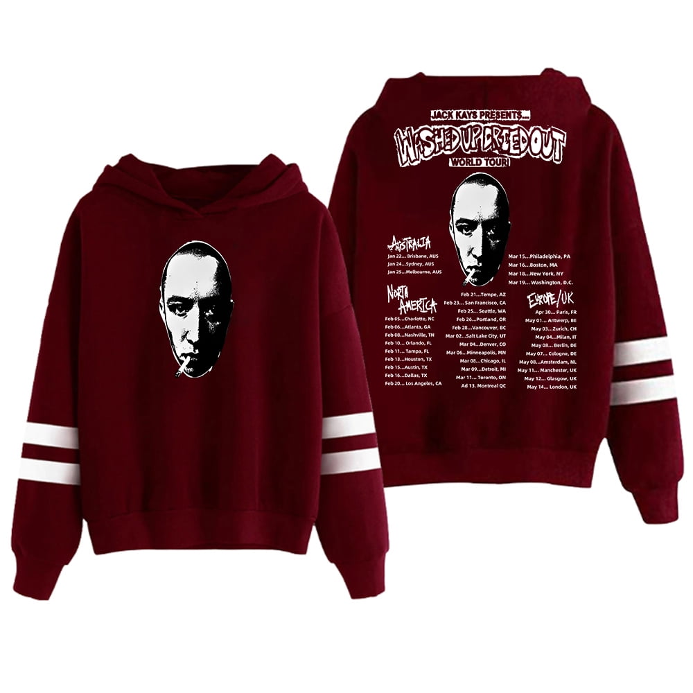 Jack Kays Washed Up Dried Out US Tour Hoodie Women Men Pocketless ...