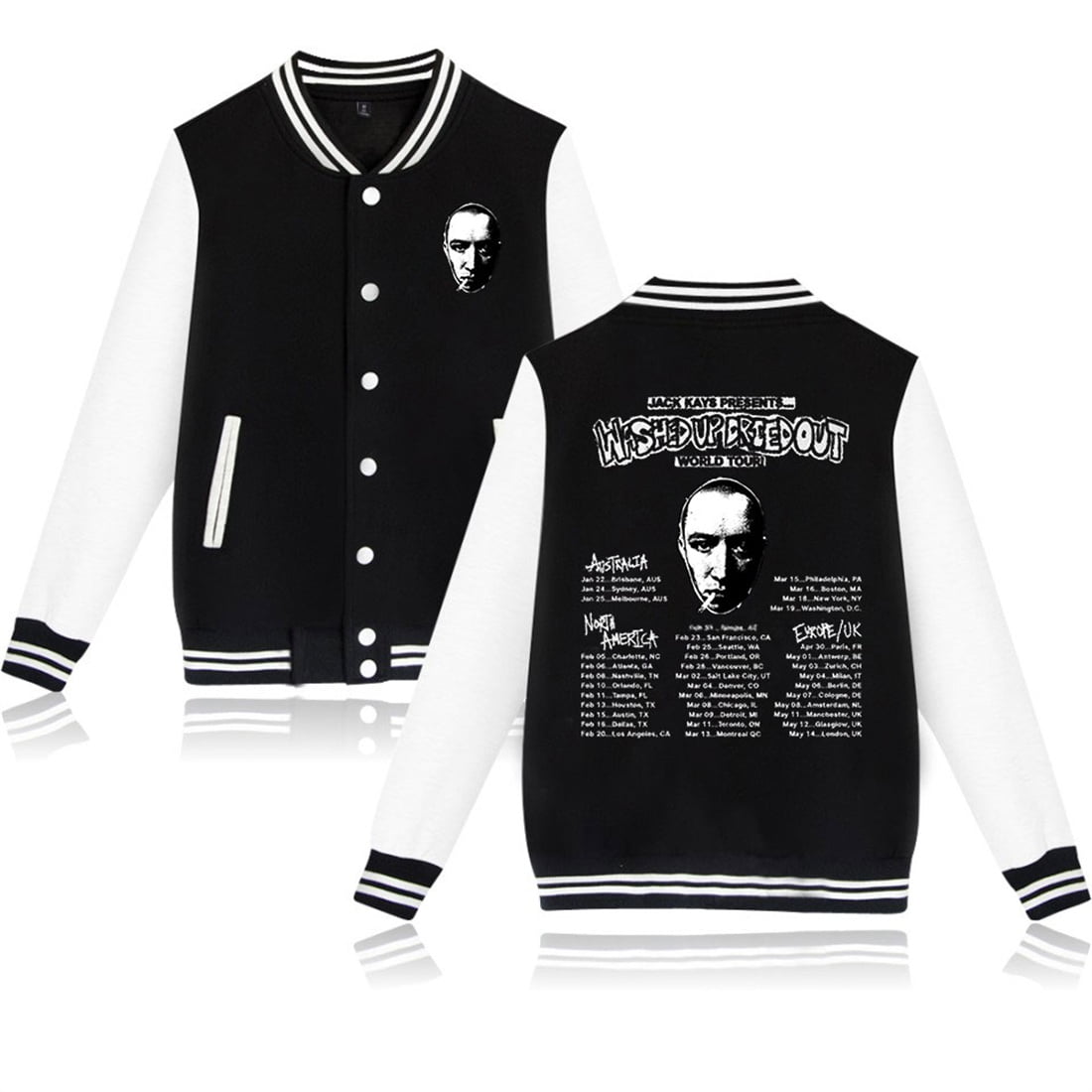 Jack Kays Washed Up Dried Out World Tour 2025 Jackets Men Women ...
