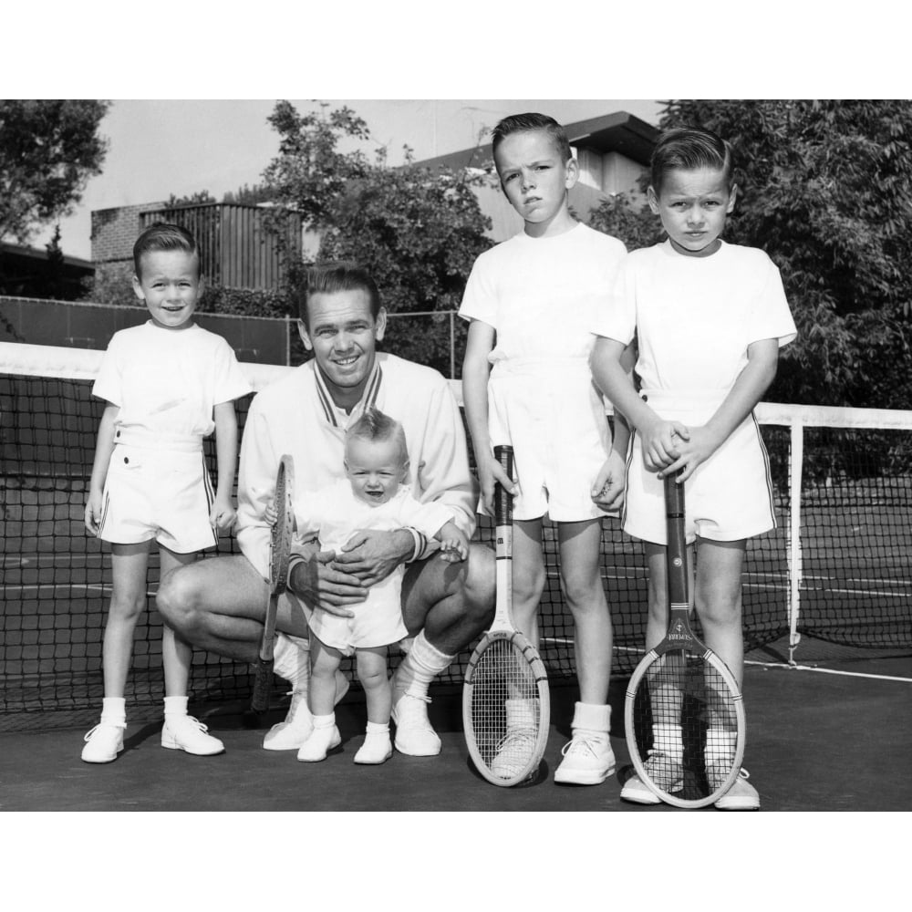 Jack Kramer At Home With His Sons Bobby History - Walmart.com