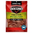 Jack Link's 100% Pork Spicy Dill Pickle Strips Pork 5.85oz Resealable ...