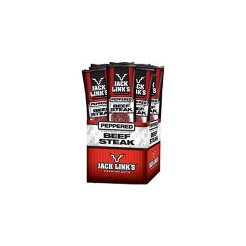 Jack Link's Beef Steaks, Protein Snack, Peppered, 12 Count (1oz ...