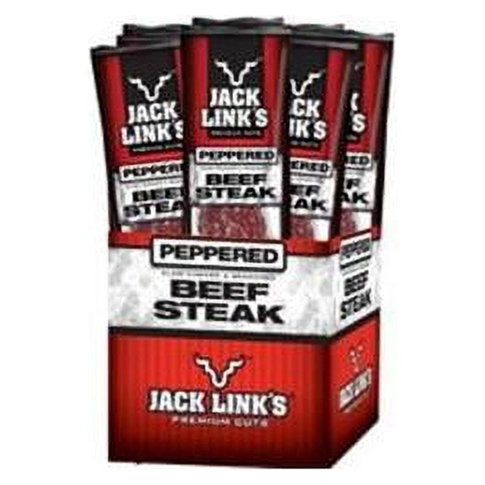 Jack Link's Beef Steaks, Protein Snack, Peppered, 12 Count (1oz ...