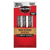 Jack Link's Original Beef Jerky Sticks, 20-Pack, 0.92 oz Snack ...