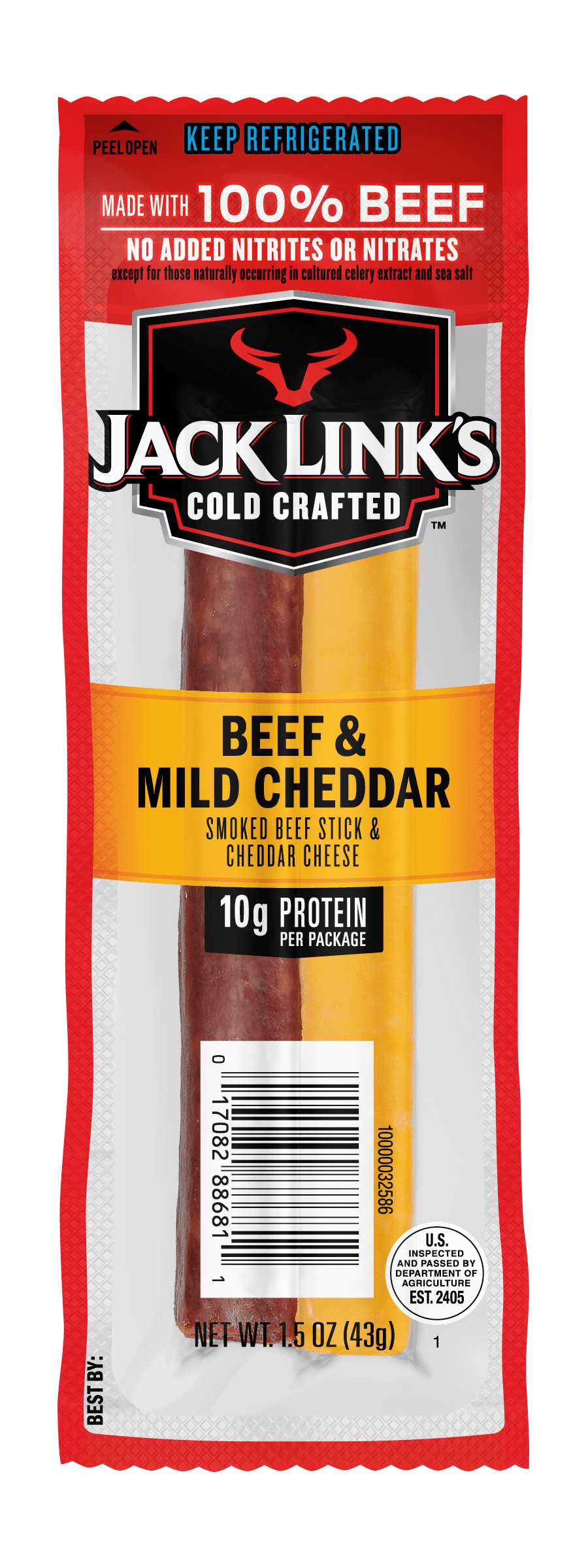 Jack Link's Cold Crafted Original Beef & Mild Cheddar Cheese Combo ...