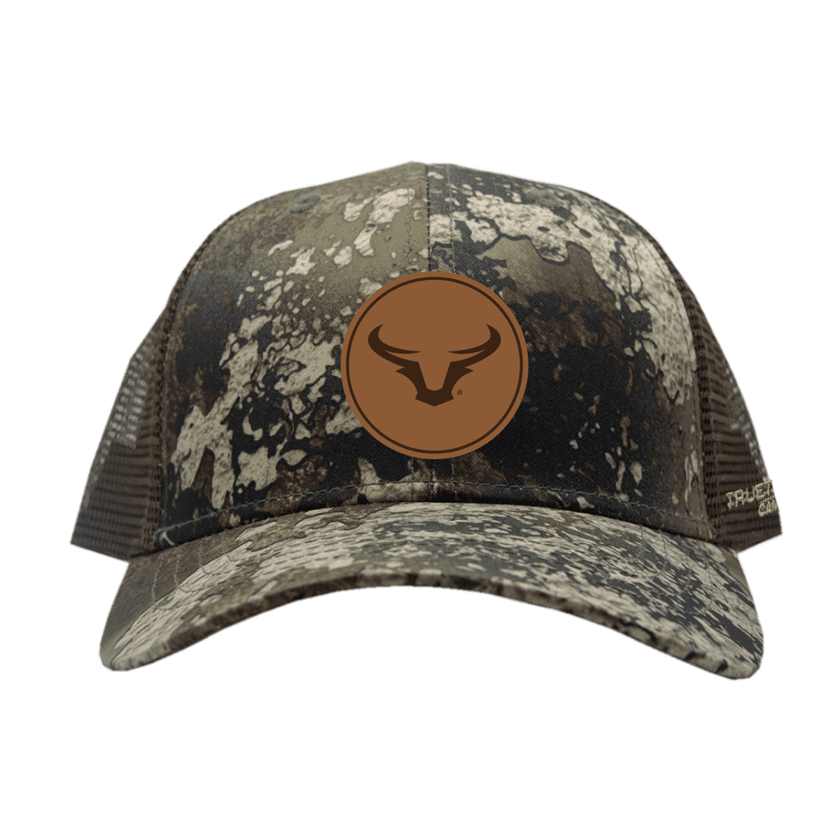 Jack Link's Mesh Back Cap w/Steerhorn Leather Patch JL Logo - Walmart.com
