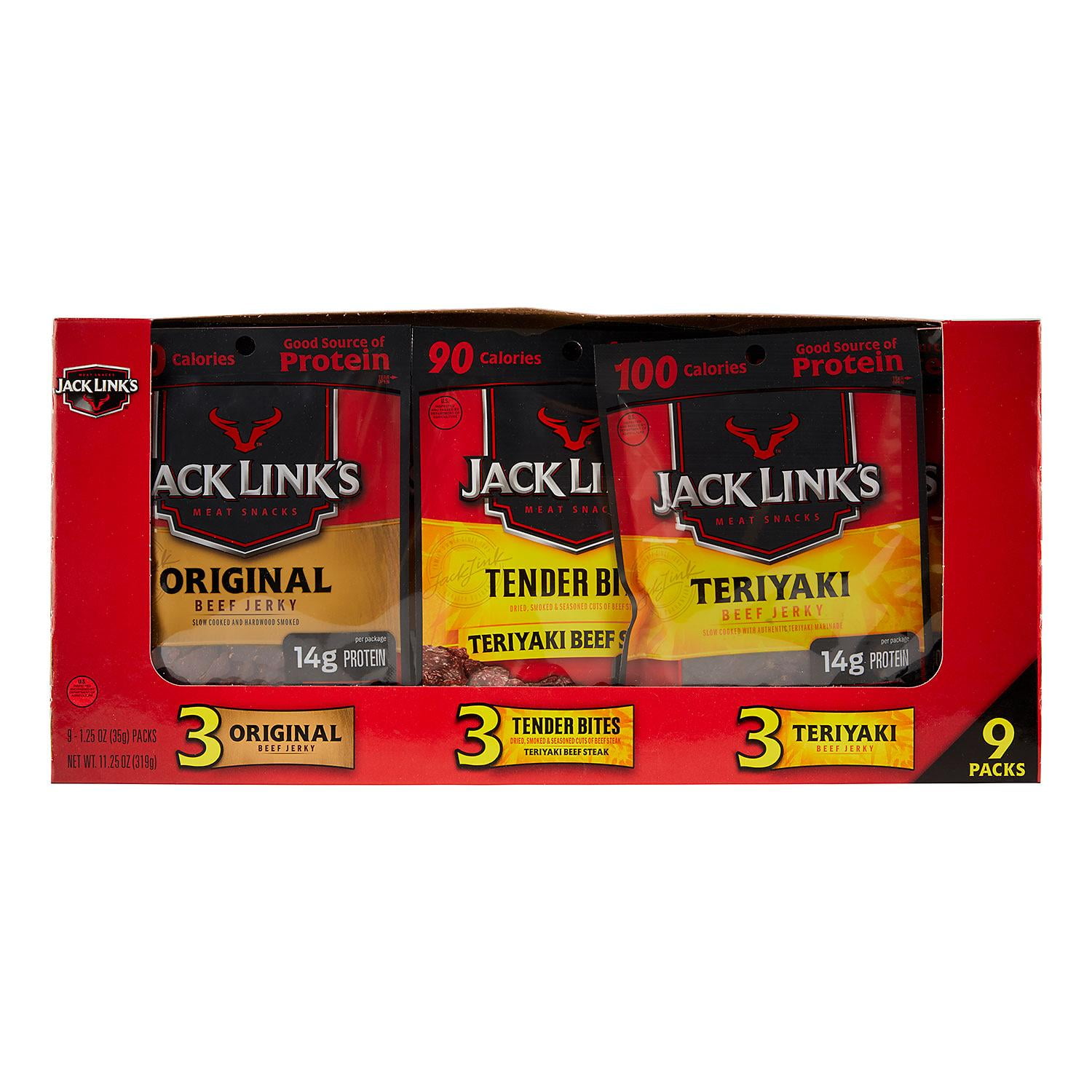Jack Link's Variety Pack (1.25 oz., 9 ct.) - Walmart.com