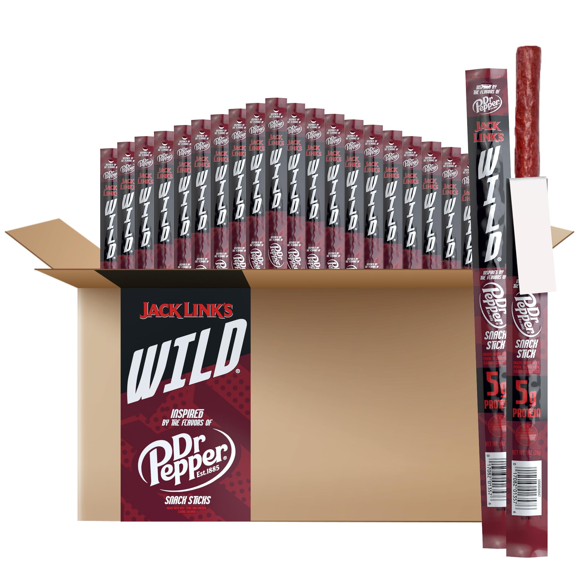 Jack Link's Wild Snack MSF2 Sticks - Dr. Pepper Inspired Flavors ...