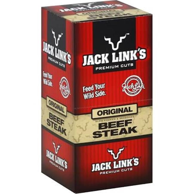 Jack Links Beef Jerky 723908 1 oz Beef Steak Original - Walmart.com