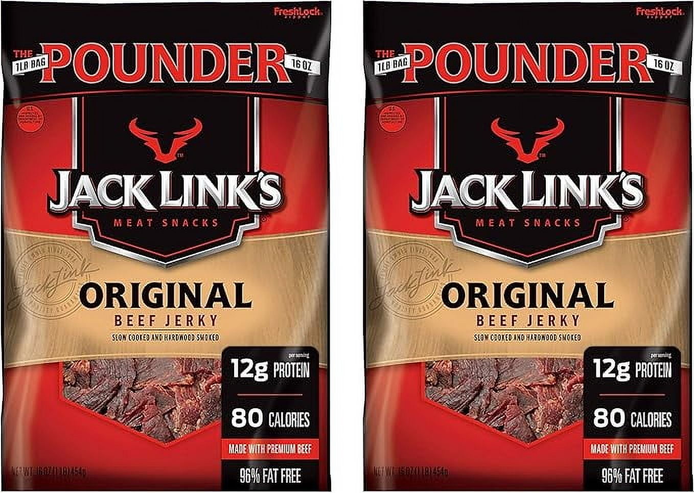 Jack Links Beef Jerky, Original Flavor, 16 Ounce, 2 Pack - Walmart.com