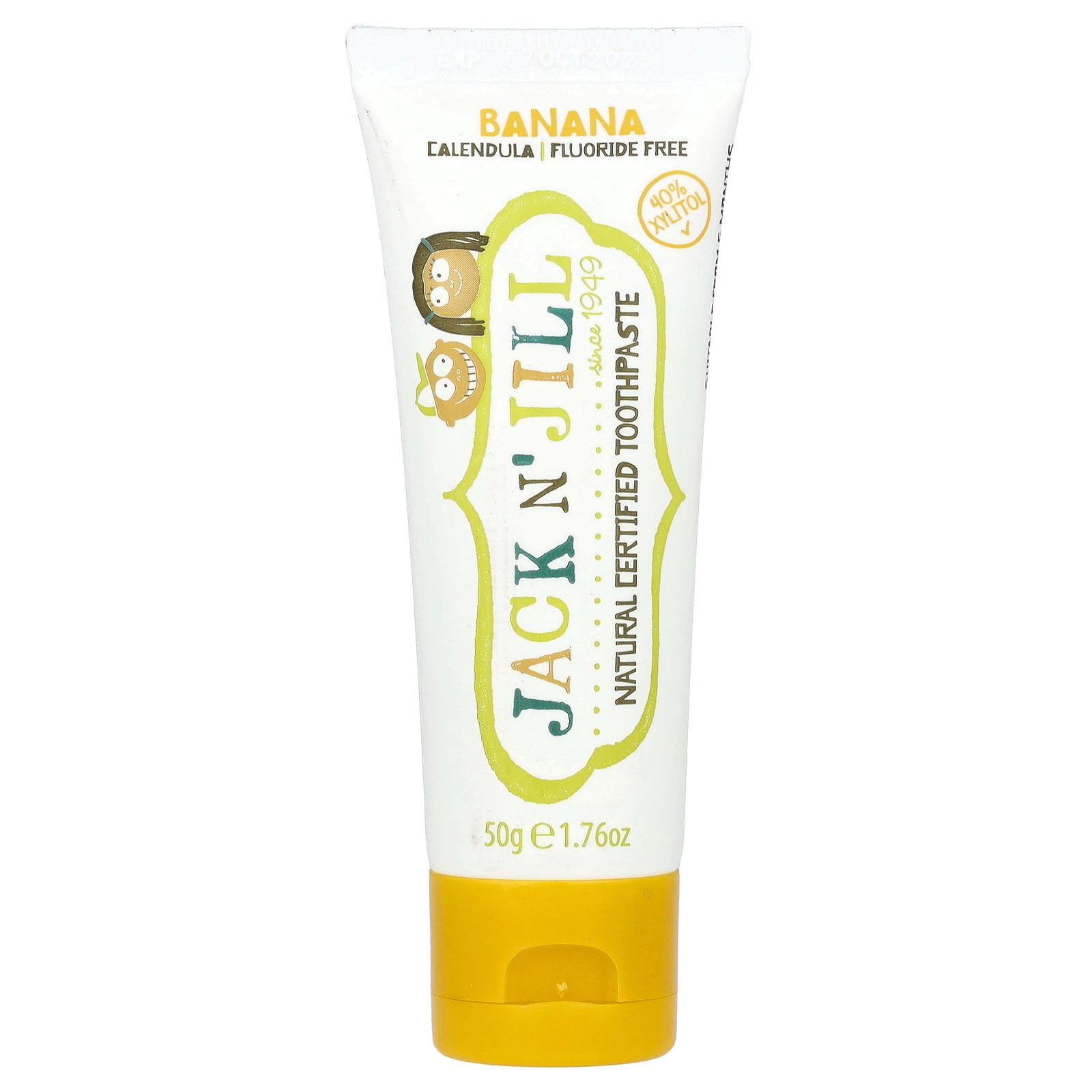 Jack N' Jill Natural Certified Toothpaste - Banana - Walmart.com
