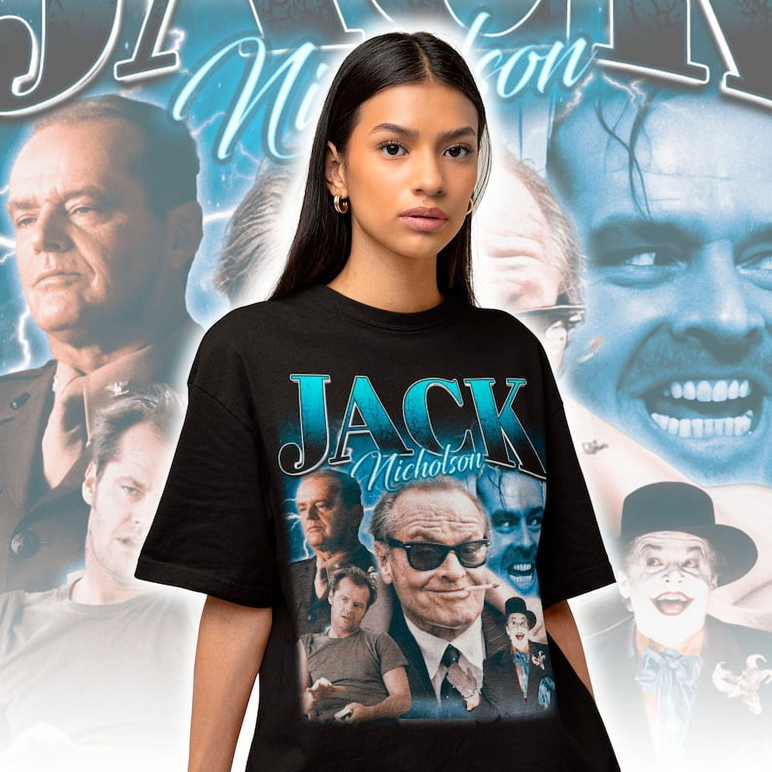 Jack Nicholson Retro 90s T-shirt - Jack Nicholson Sweatshirt - Jack ...
