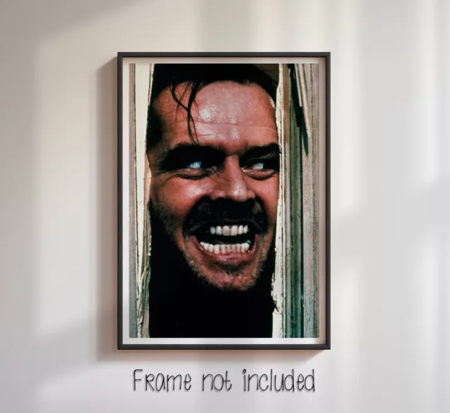 Jack Nicholson The Shining Famous Shot New Poster - High Quality Wall ...