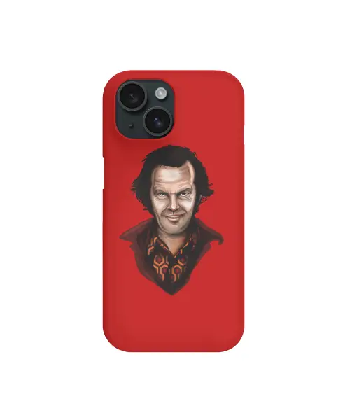 Jack Nicholson The Shining Horror Actor Phone Case for iPhone 16 15 14 ...