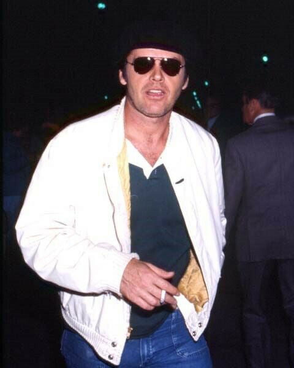 Jack Nicholson early 1970's in beanie & white jacket smokes cigarette ...