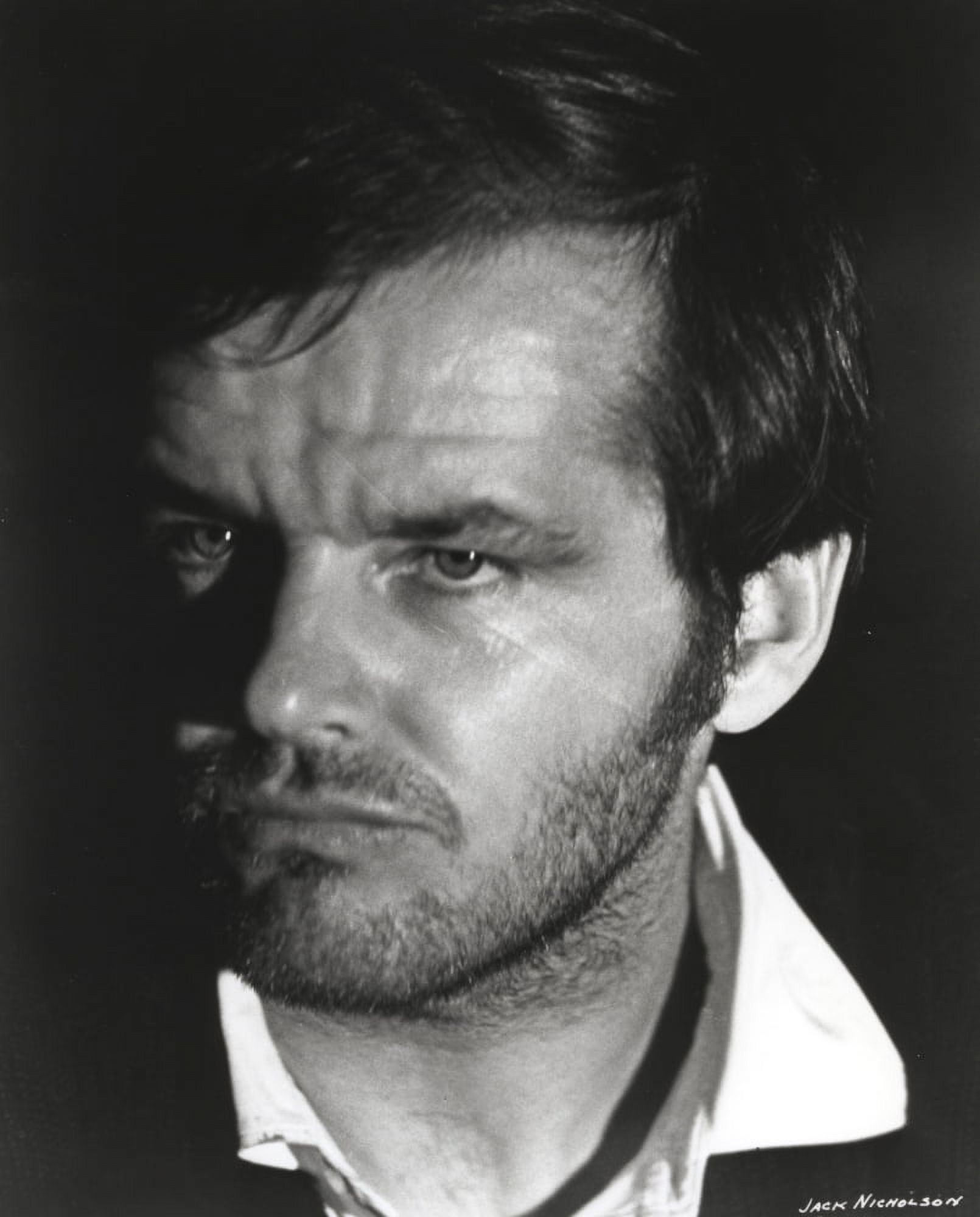 Jack Nicholson with Beard in a White Polo Photo Print (24 x 30 ...
