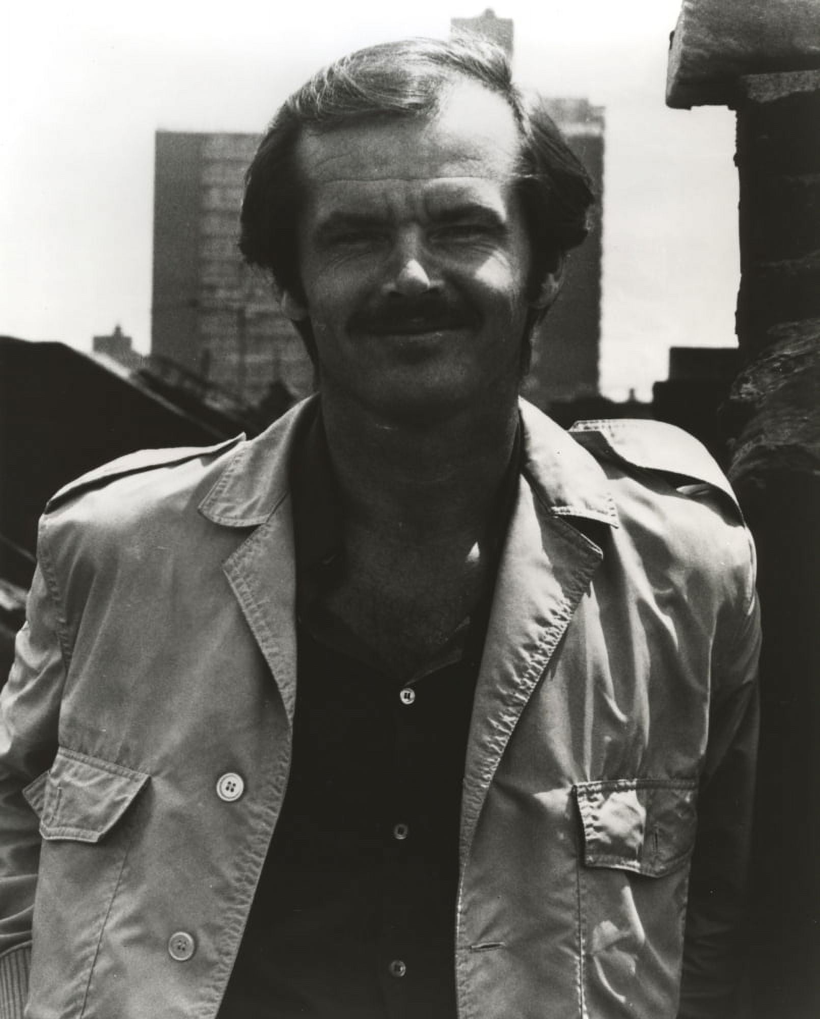 Jack Nicholson with a moustache Photo Print (24 x 30) - Walmart.com