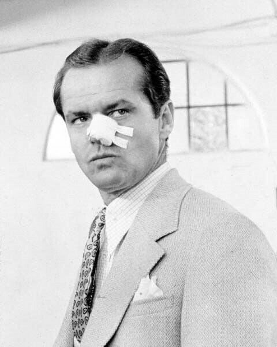Jack Nicholson with bandaged nose as Jake Gittes 1974 Chinatown 24x36 ...