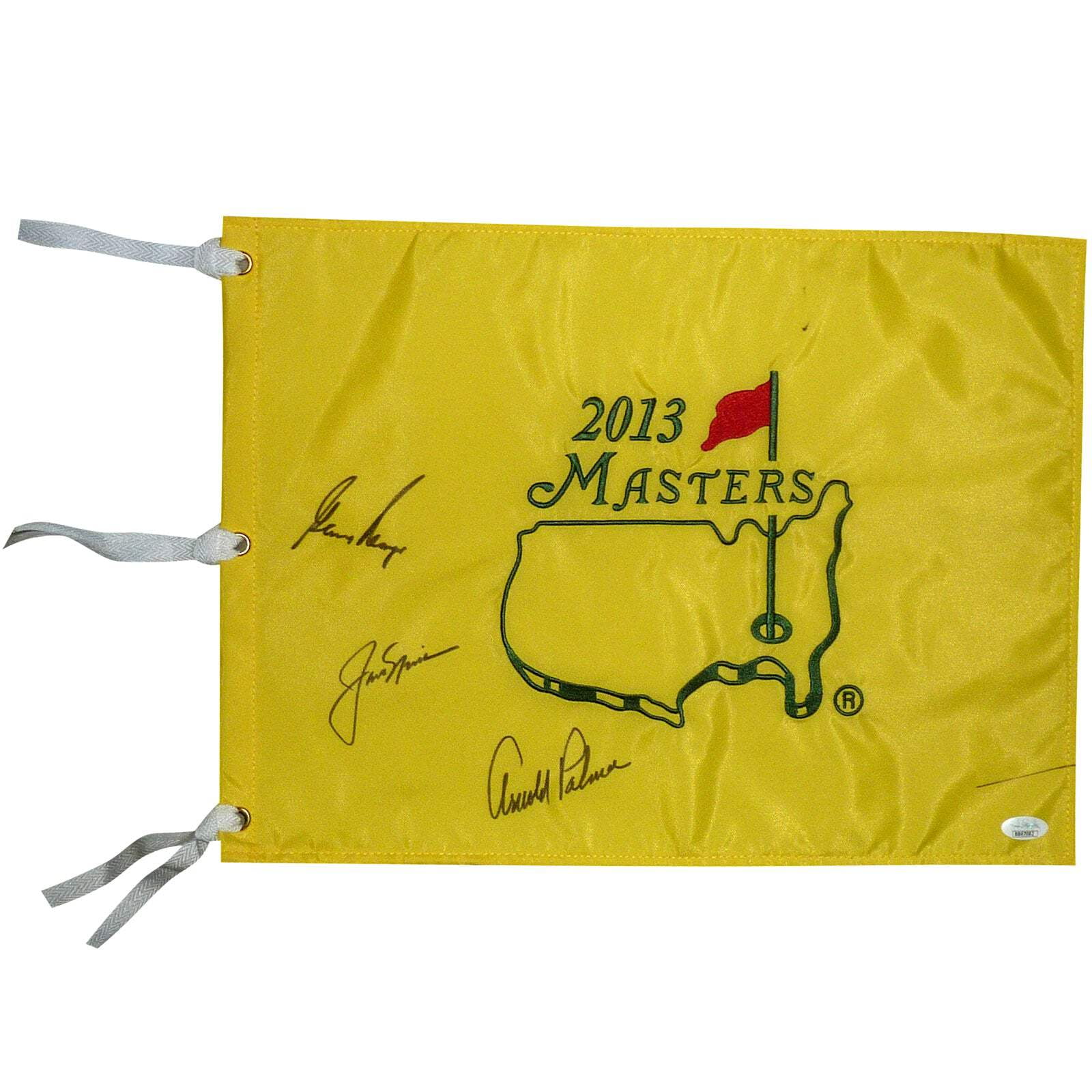 Jack Nicklaus, Arnold Palmer And Gary Player Autographed Masters Golf ...
