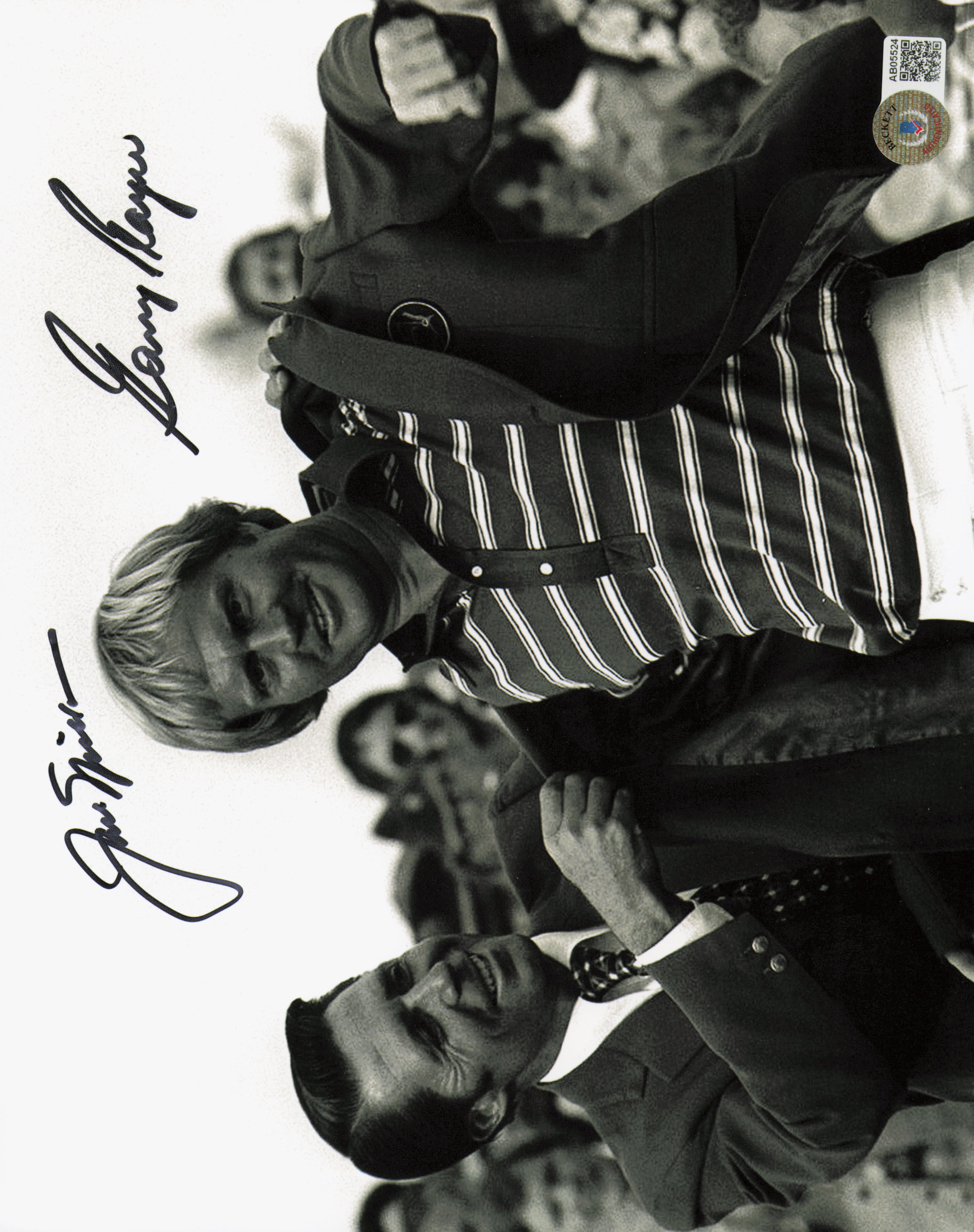 Jack Nicklaus & Gary Player Autographed 8x10 Photo Golf Beckett BAS # ...