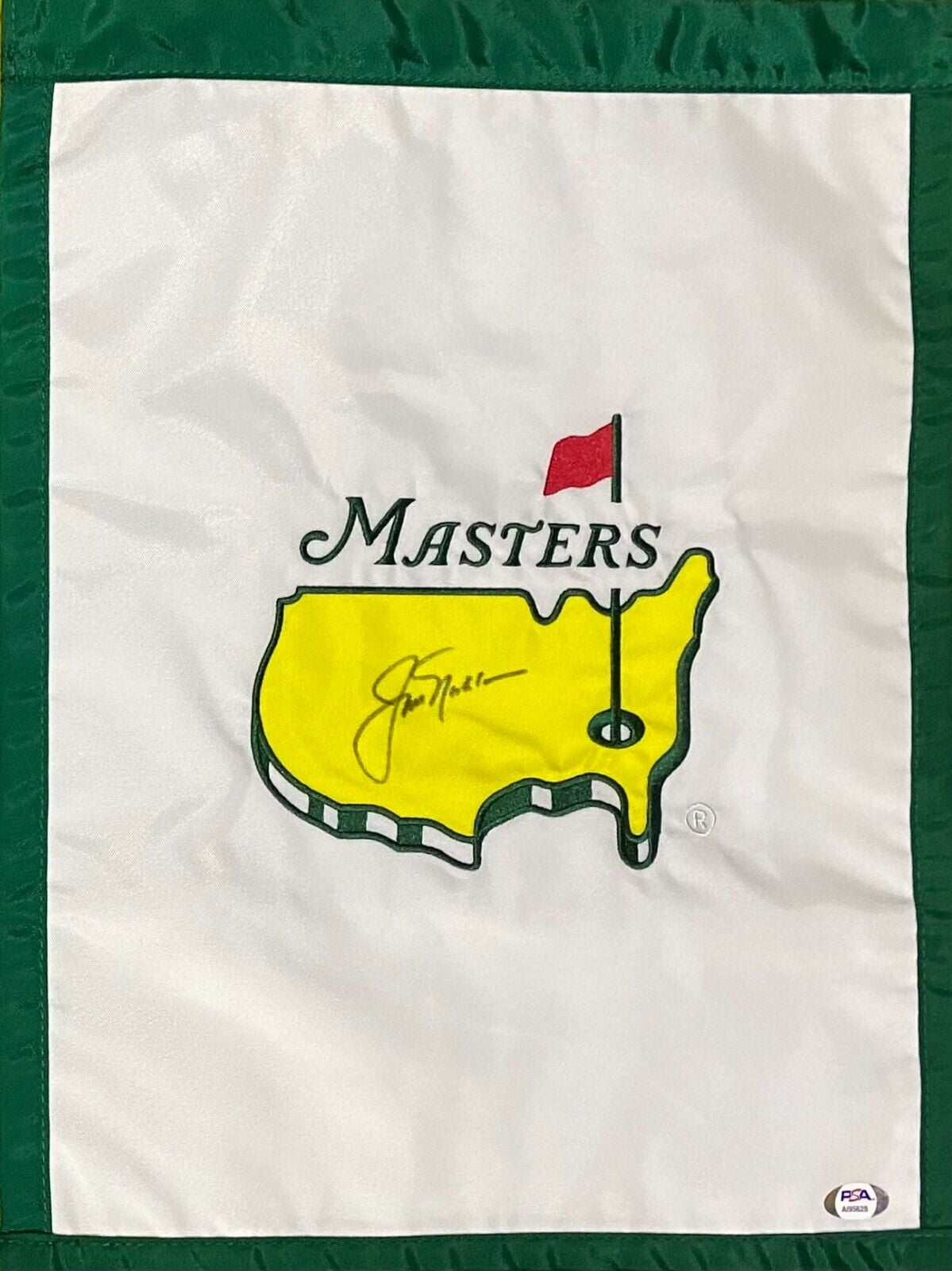 Jack Nicklaus Signed Autographed Garden Masters Flag PSA/DNA Authentic ...