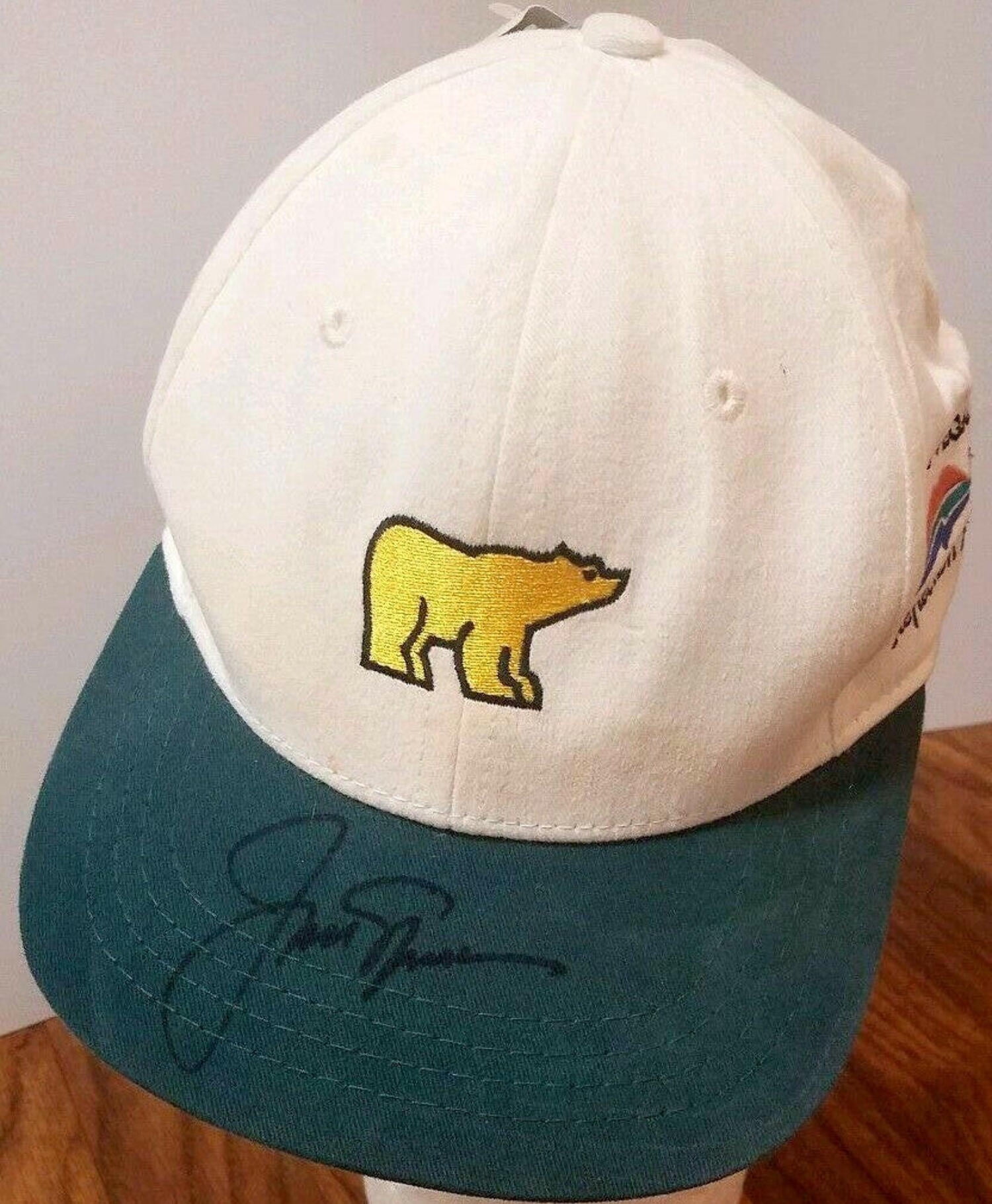 Jack Nicklaus autographed Golden Bear logo golf cap or hat JSA ...