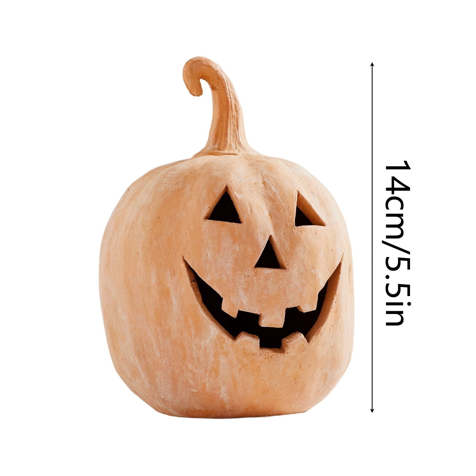 Jack O Lantern Halloween Decorations Indoor 2025 Handmade Terracotta ...