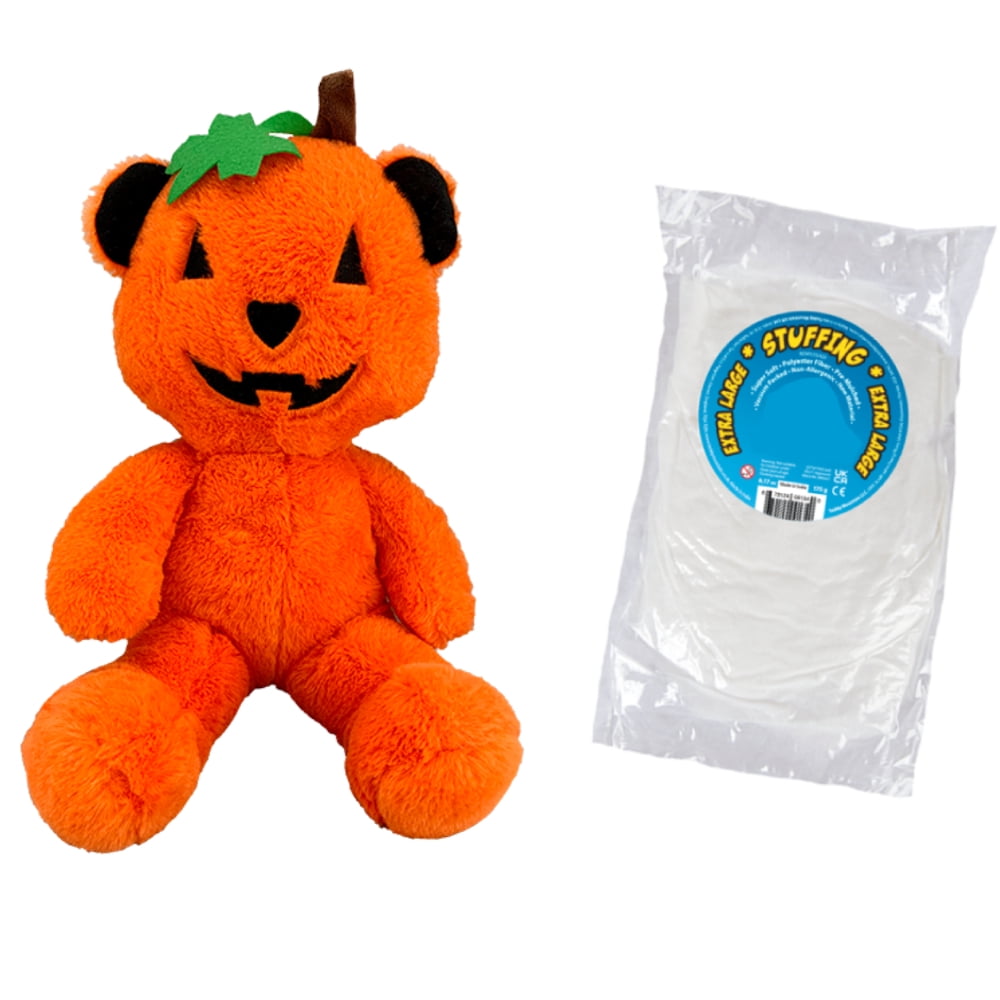 Plush Gear Jack O'Lantern 16" Plush Stuffable Toy with DIY Kit, Fiber ...