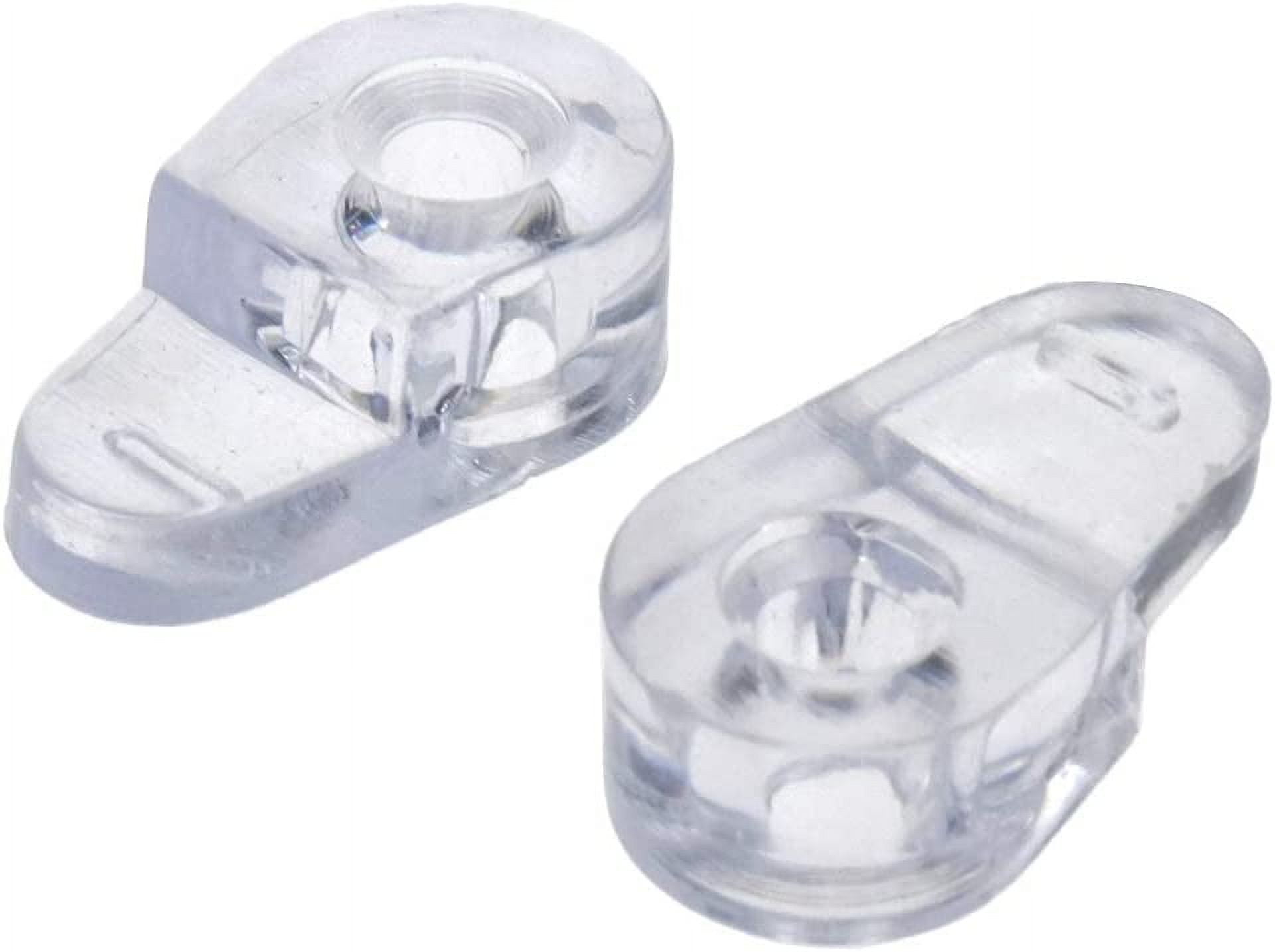 Glass Retainer Clips Kit, Glass Door Retainer Clips Plastic Transparent ...