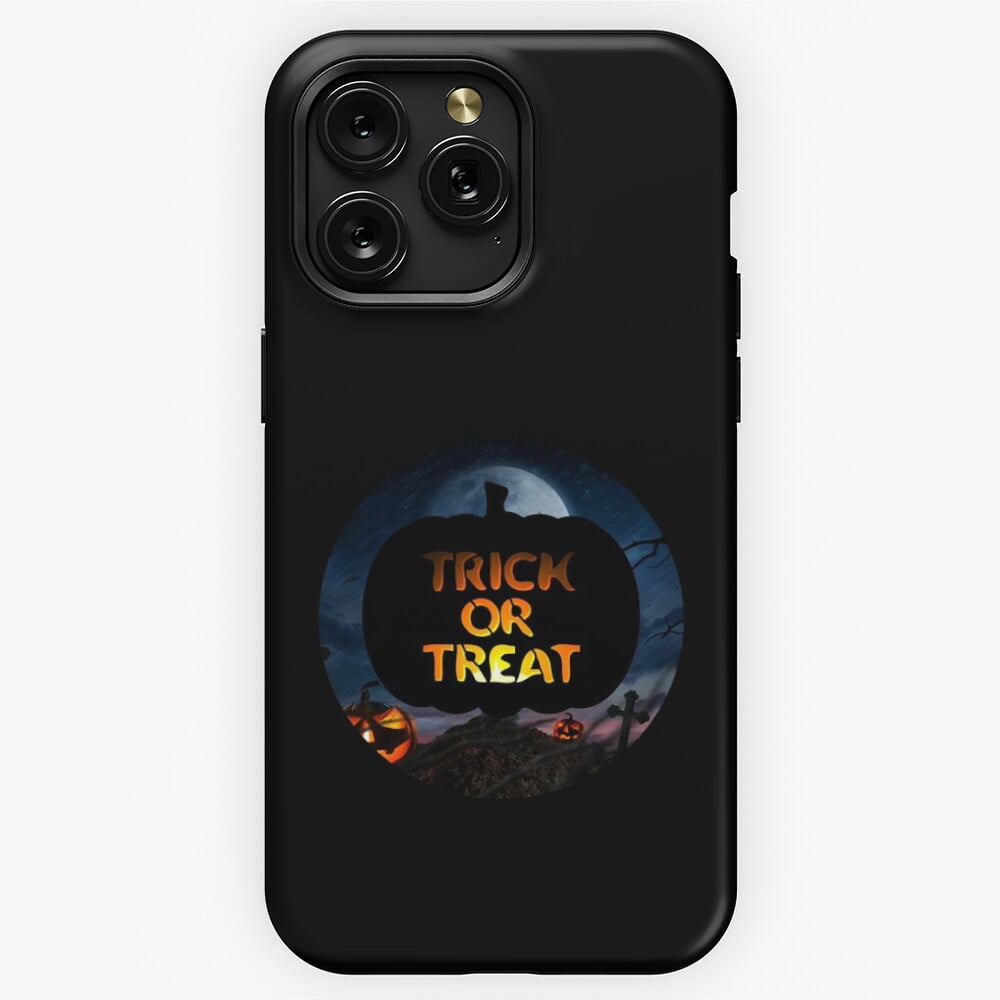 Jack O Lantern Pumpkin Trick or Treat Silhouette iPhone Case 17 11 12 ...