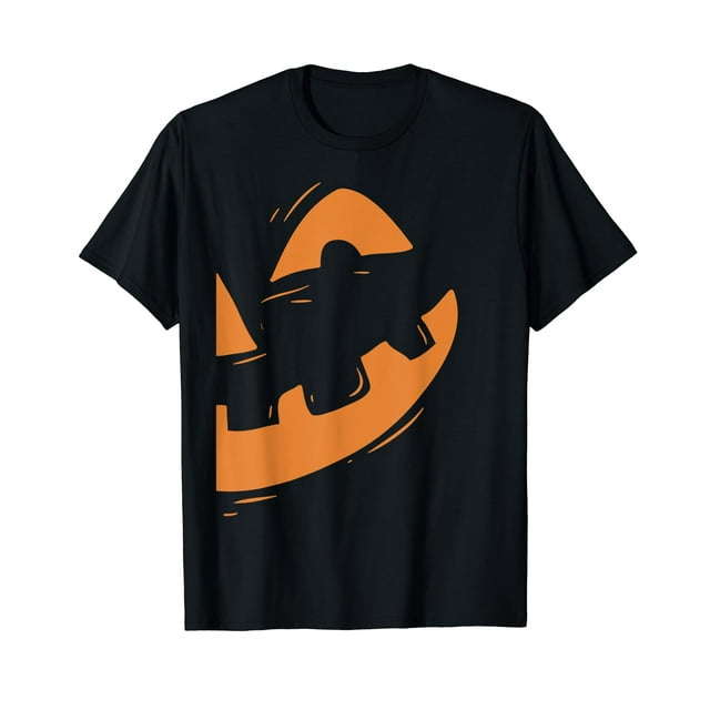 Jack-O-Lantern Shirt Pumpkin Face Halloween Matching Couple T-Shirt ...
