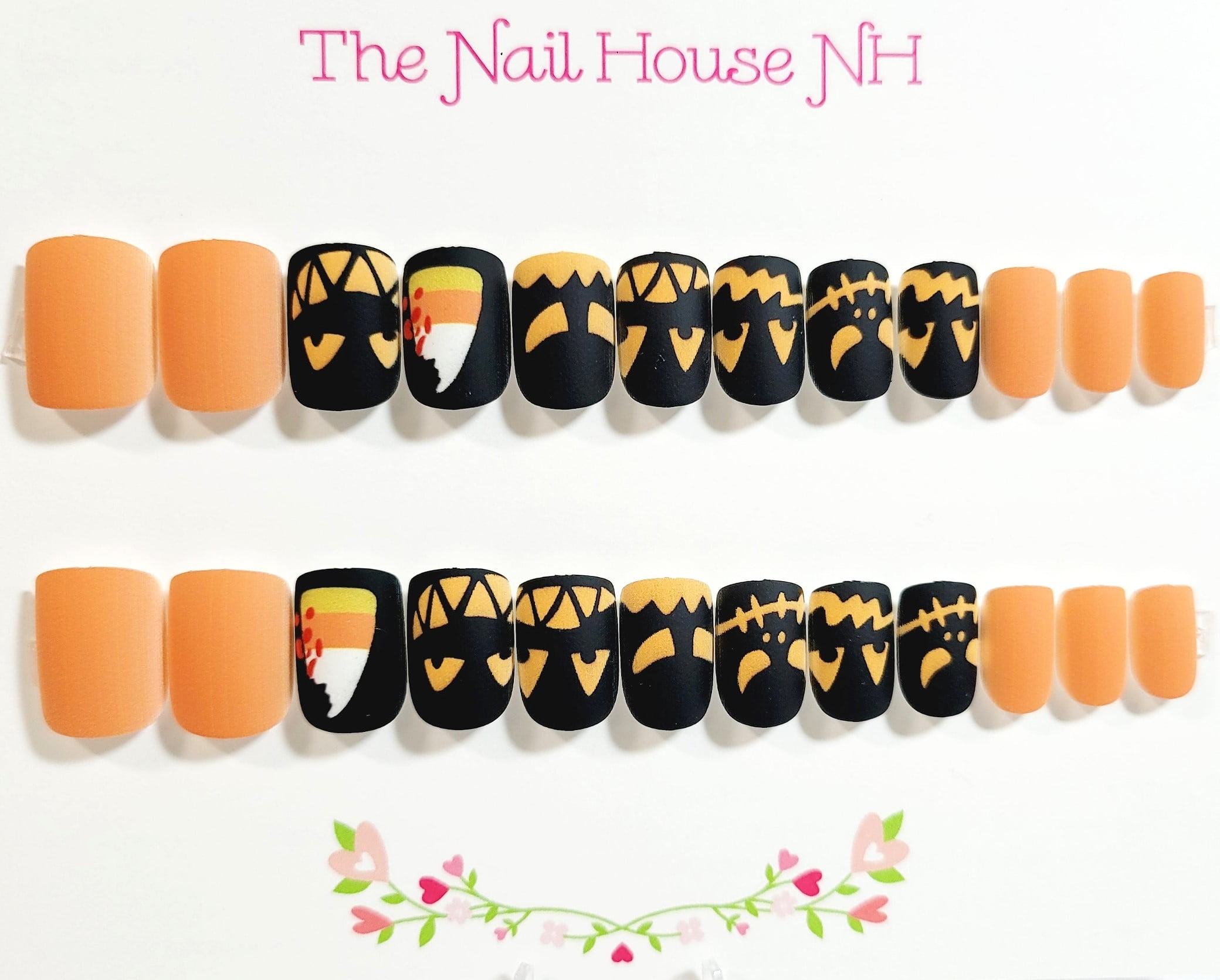 Jack O'-lantern Nails