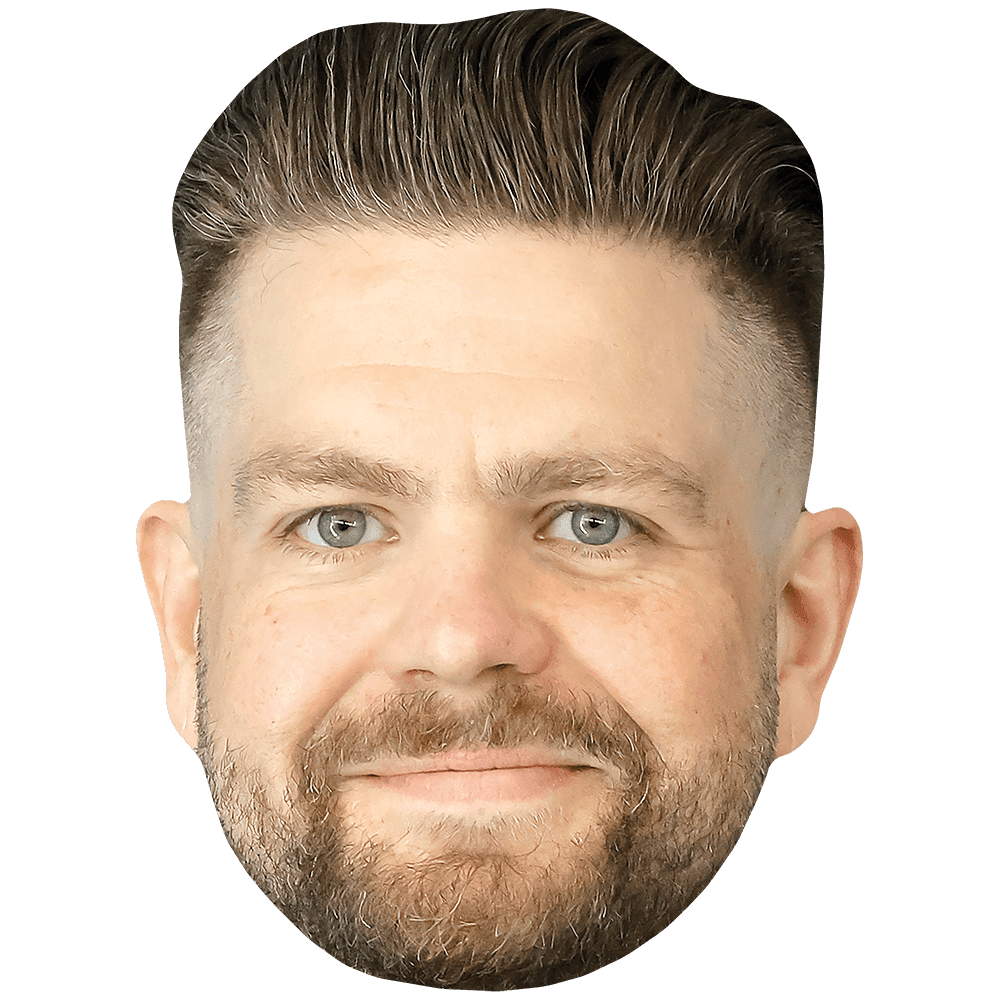 Jack Osbourne (Smile) Celebrity Mask, Flat Card Face, Fancy Dress Mask ...