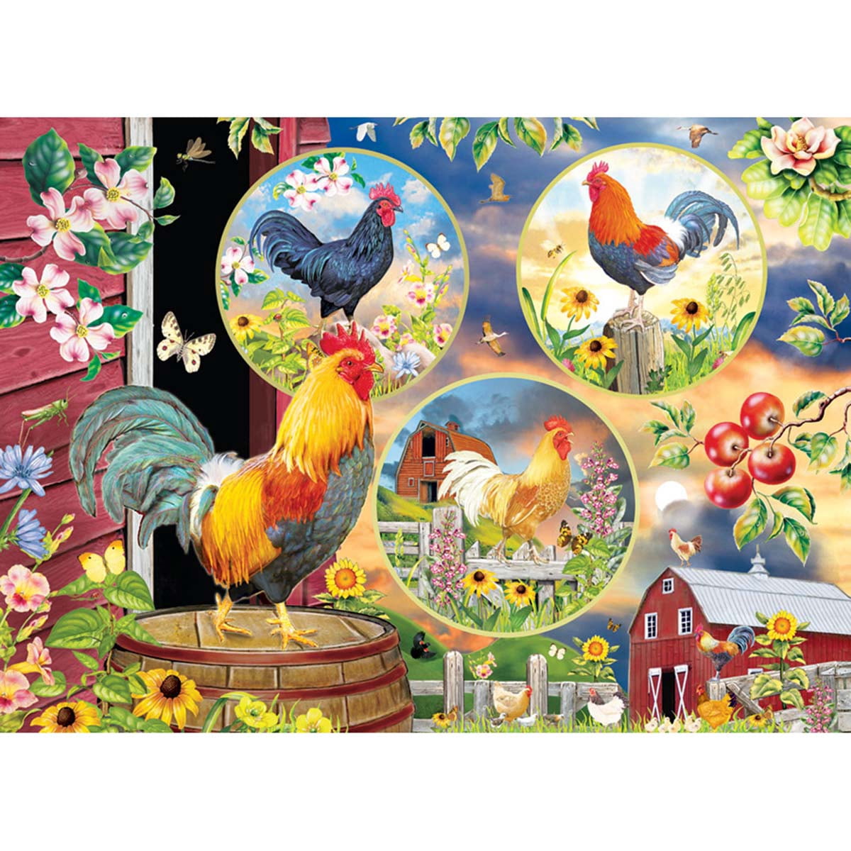 Daycare Puzzle: Jack Pine Rooster Jigsaw for Fun Collaboration ...