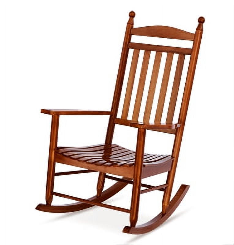 Jack-Post Hardwood High Back Rocking Chair, Natural - Walmart.com