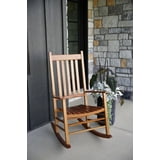 Jack Post Knollwood Solid Wood Outdoor Porch Rocking Chair in Natural ...