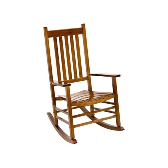 Jackpost KN-28N Natural Hardwood Mission Rocking Chair Perfect for ...