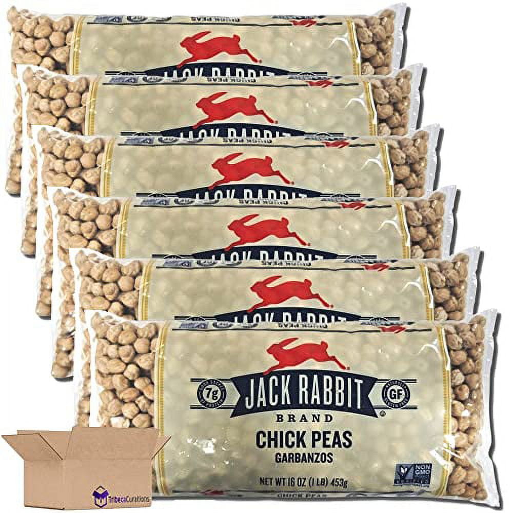 Tribeca Curations Chick Peas Value Pack, 16 Ounce Bags, Bulk Pack of 6 ...