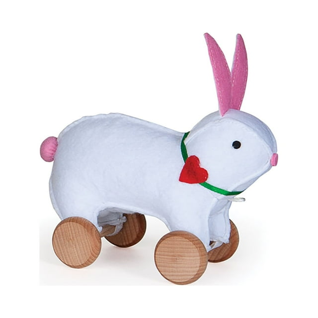 Jack Rabbit Creations Push Pull Rolling Bunny Toy - Walmart.com