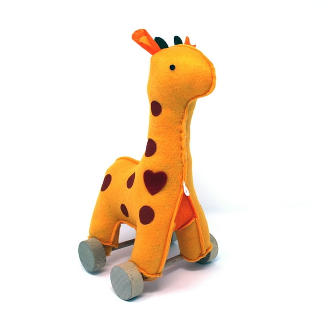 Jack Rabbit CreationsPush Pull Rolling Giraffe Toy - Walmart.com