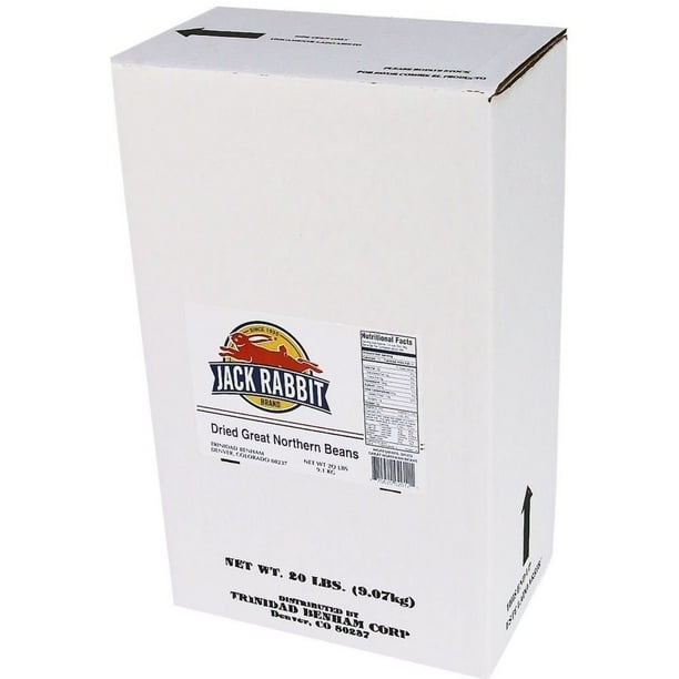 Jack Rabbit Great Northern Beans - 20 lb. package, 1 package per case ...