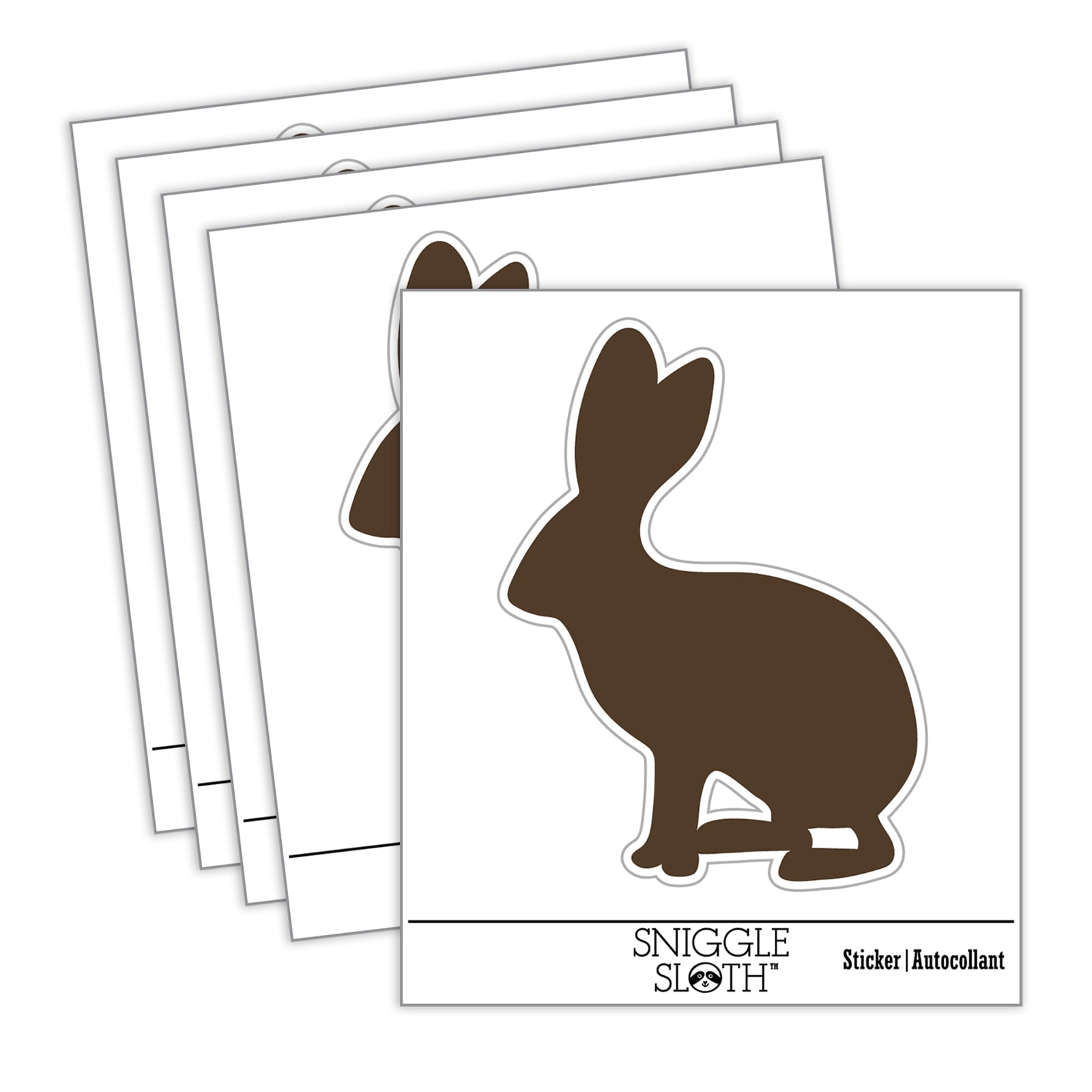 Jack Rabbit Silhouette Car Window Bumper Water Bottle Phone Tablet ...