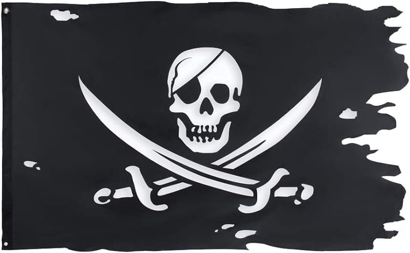 Jack Rackham Flag - Pirate Jolly Roger Banner 3x5 - Walmart.com