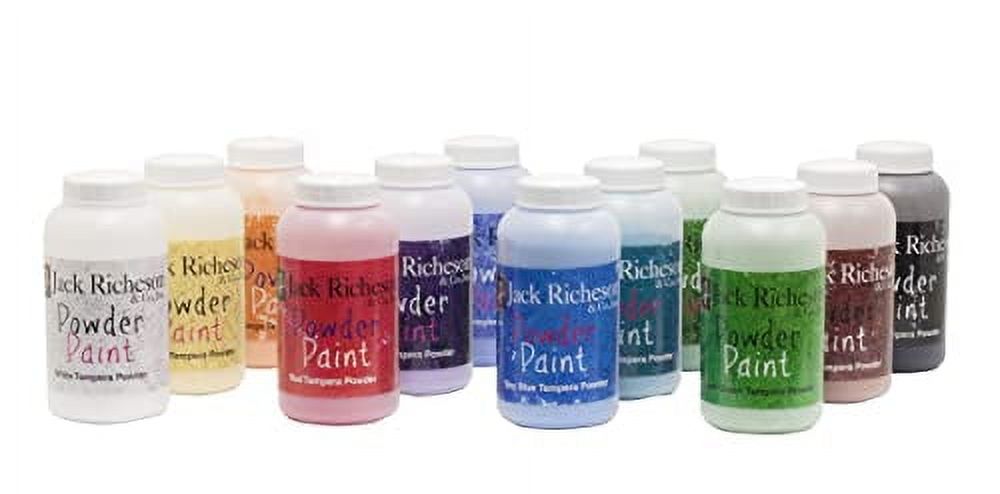 Jack Richeson 101592 Tempera Powder Paint, Set of 12 - Walmart.com