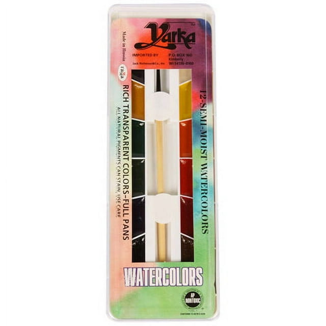 Jack Richeson & Co. Student Watercolor Set: 12 pieces - Walmart.com