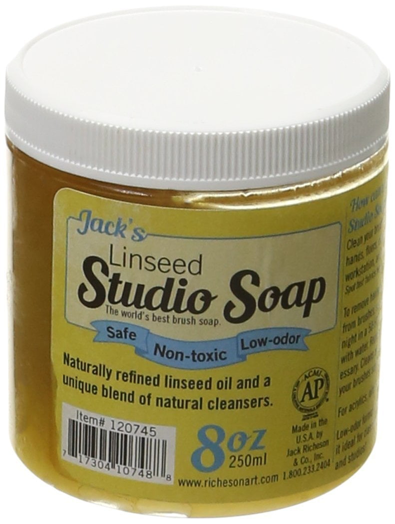 Jack Richeson Linseed Studio Brush Soap (8 ounce) - Walmart.com