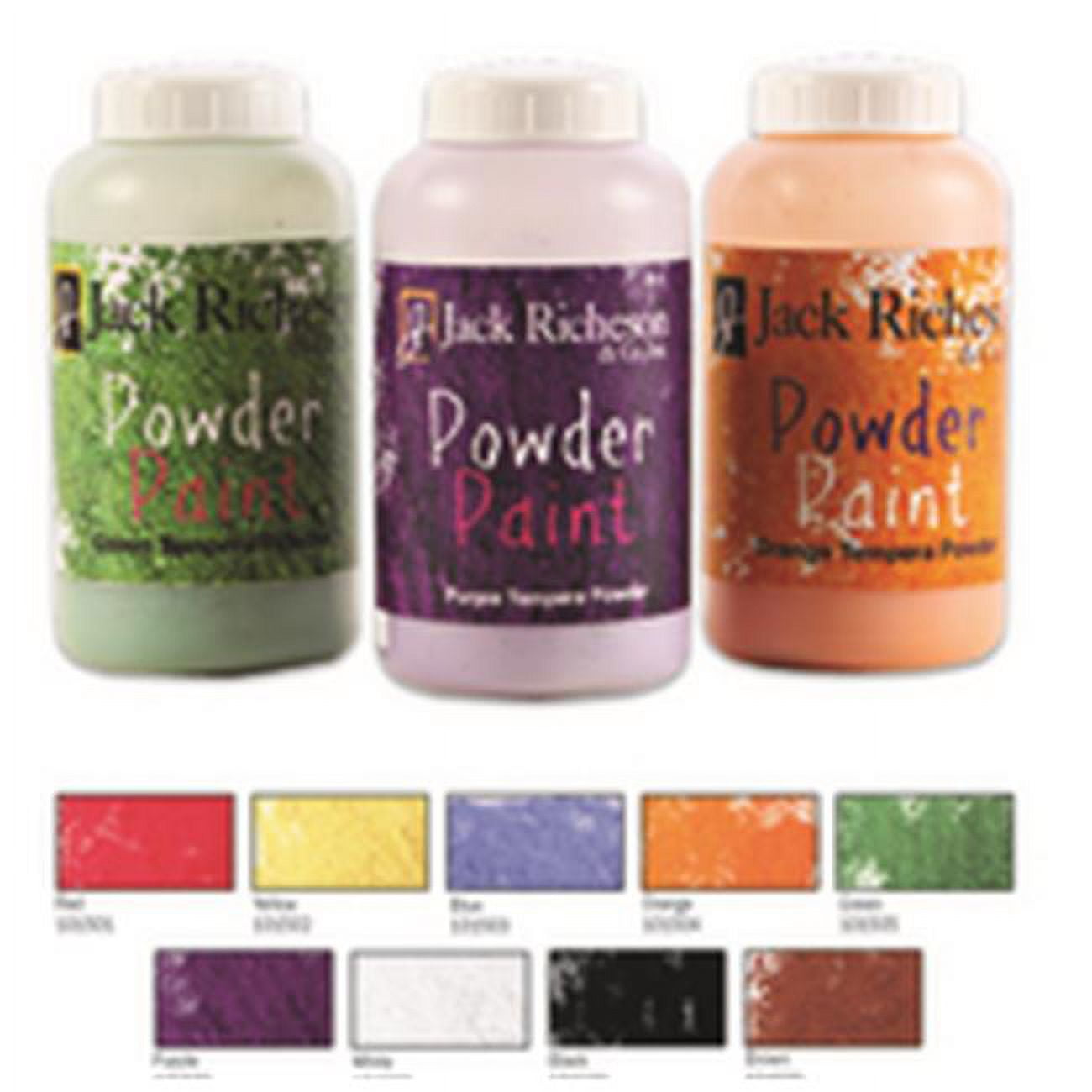 Jack Richeson Powder Paint - White Dry Tempera - Walmart.com