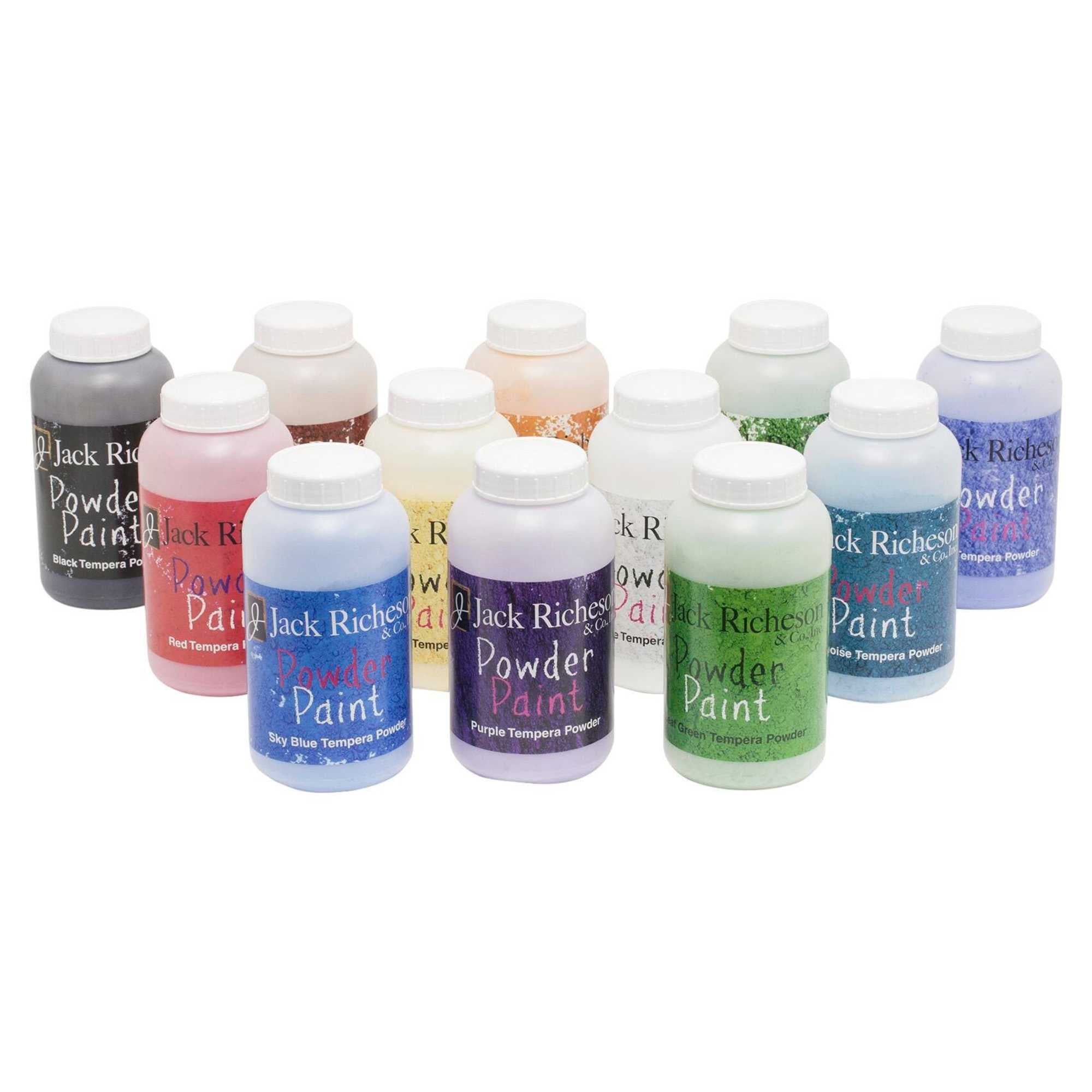 Jack Richeson Powder Paints, Assorted Colors, Set of 12 - Walmart.com