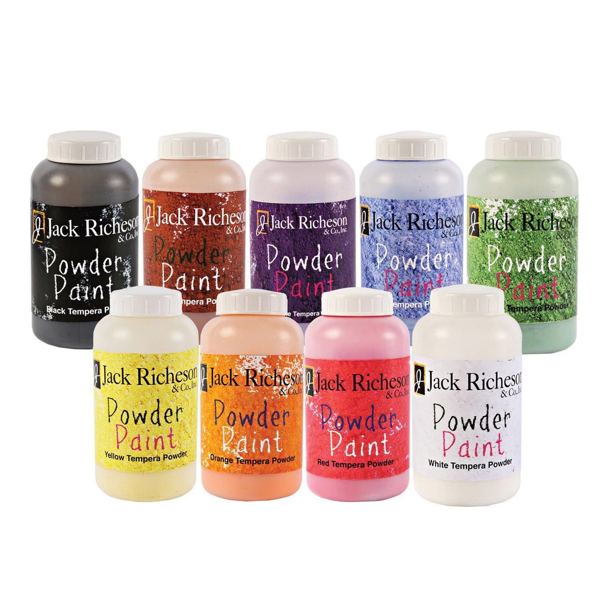 Free Shipping! Jack Richeson Powdered Tempera Paint Set - 9 Colors ...