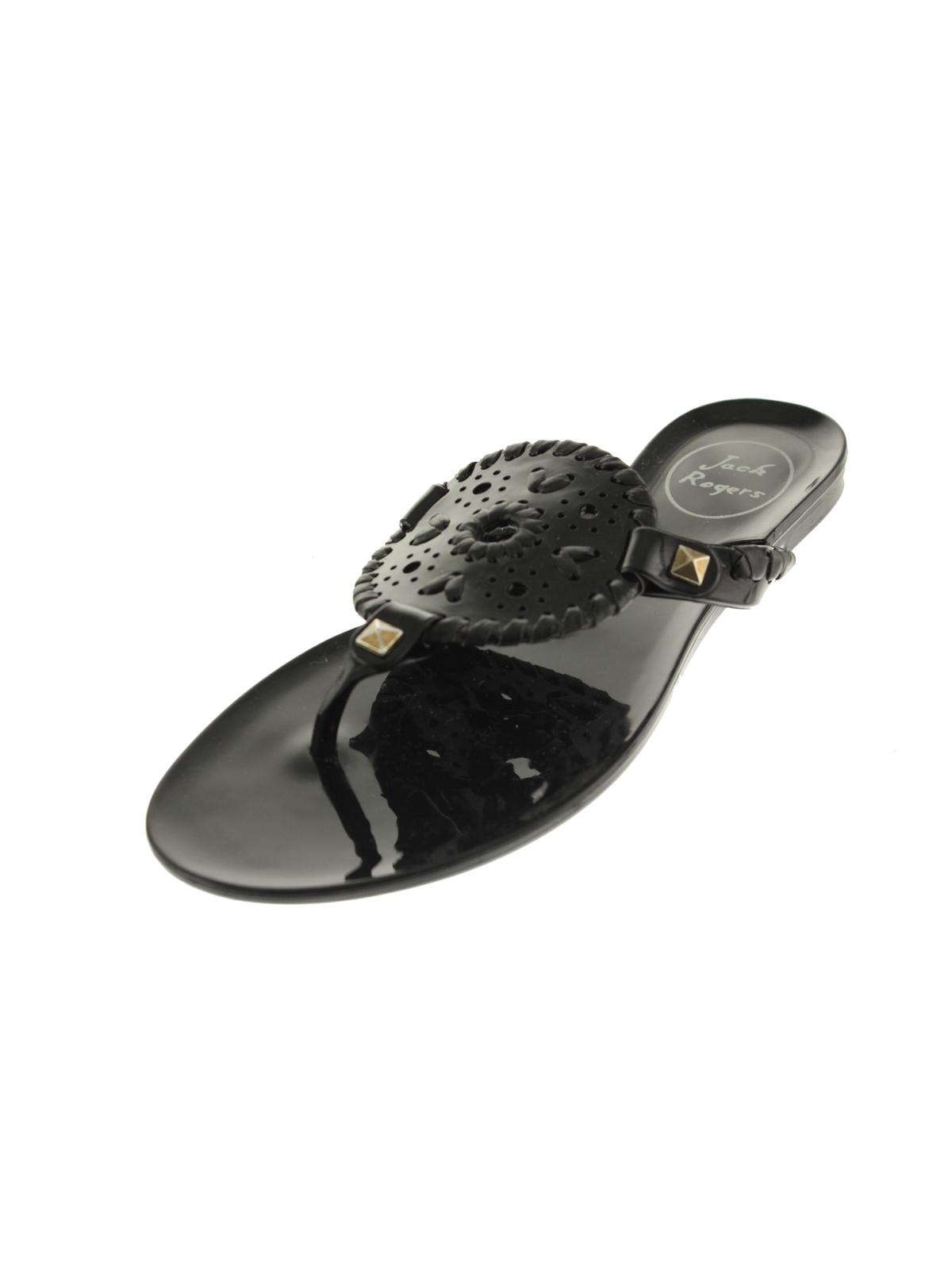 Jack Rogers Womens Georgica Jelly Embellished Thong Sandals - Walmart.com